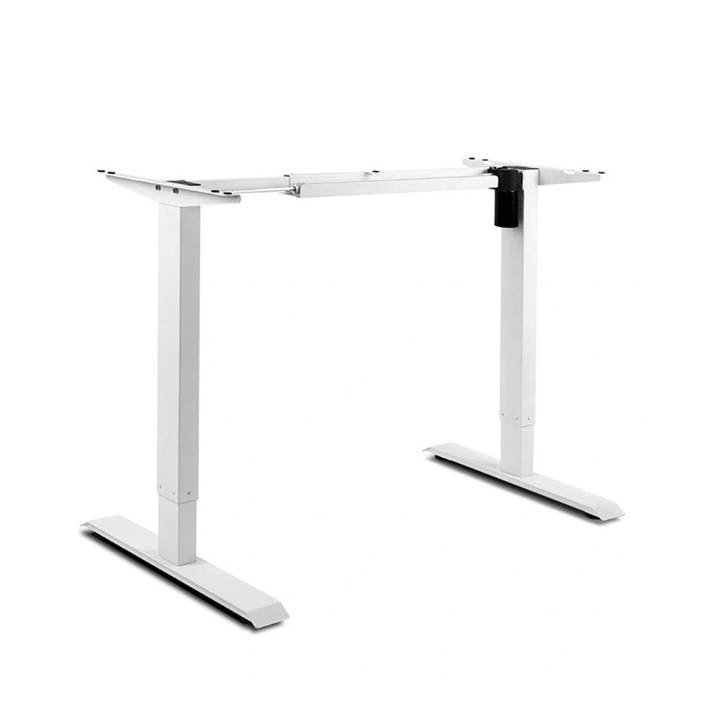 ERGOMOOD - Motorised White Height Adjustable Standing Desk Frame ...